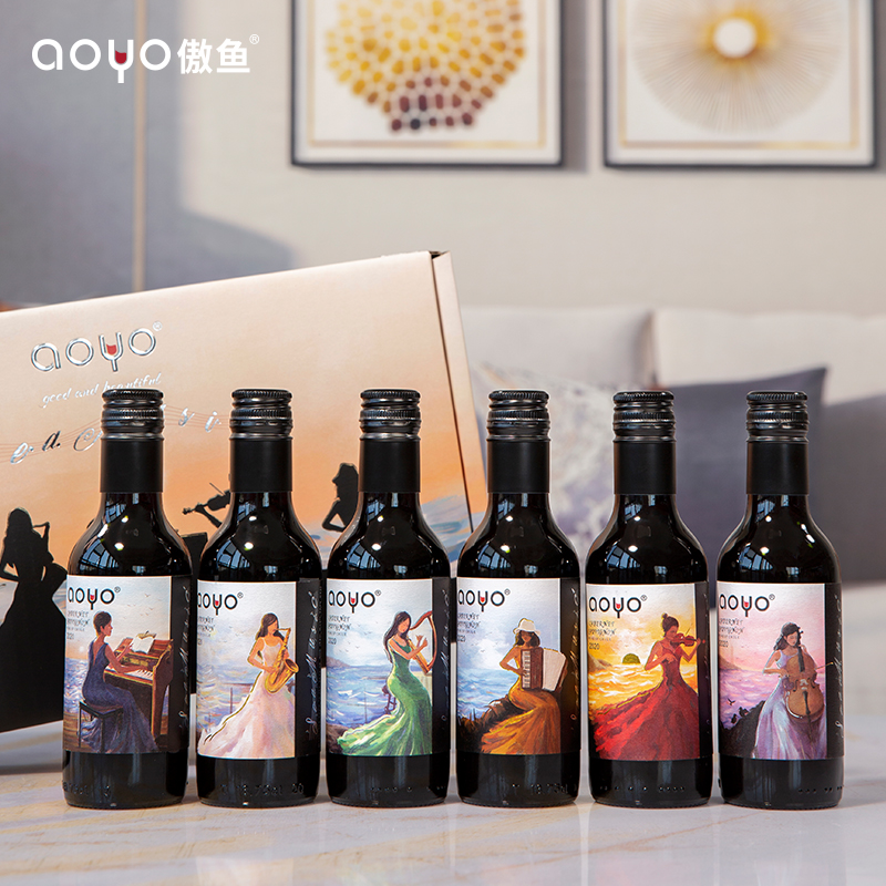 aoyo海上乐手赤霞珠红葡萄酒187.5ml_傲鱼红酒官网